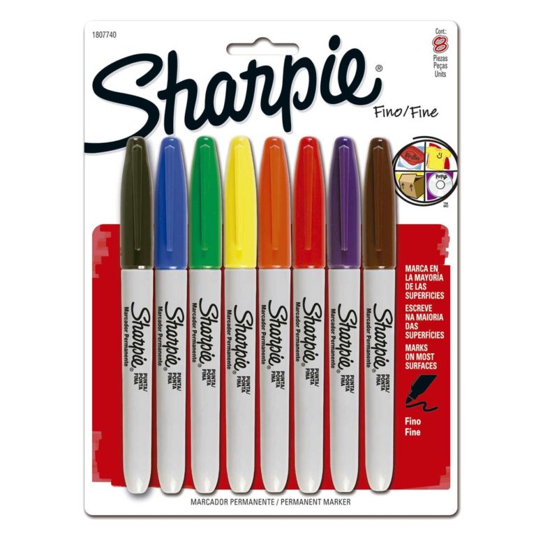 PLUMON SHARPIE PERMANENTE SET 8 COLORES PTA FINA